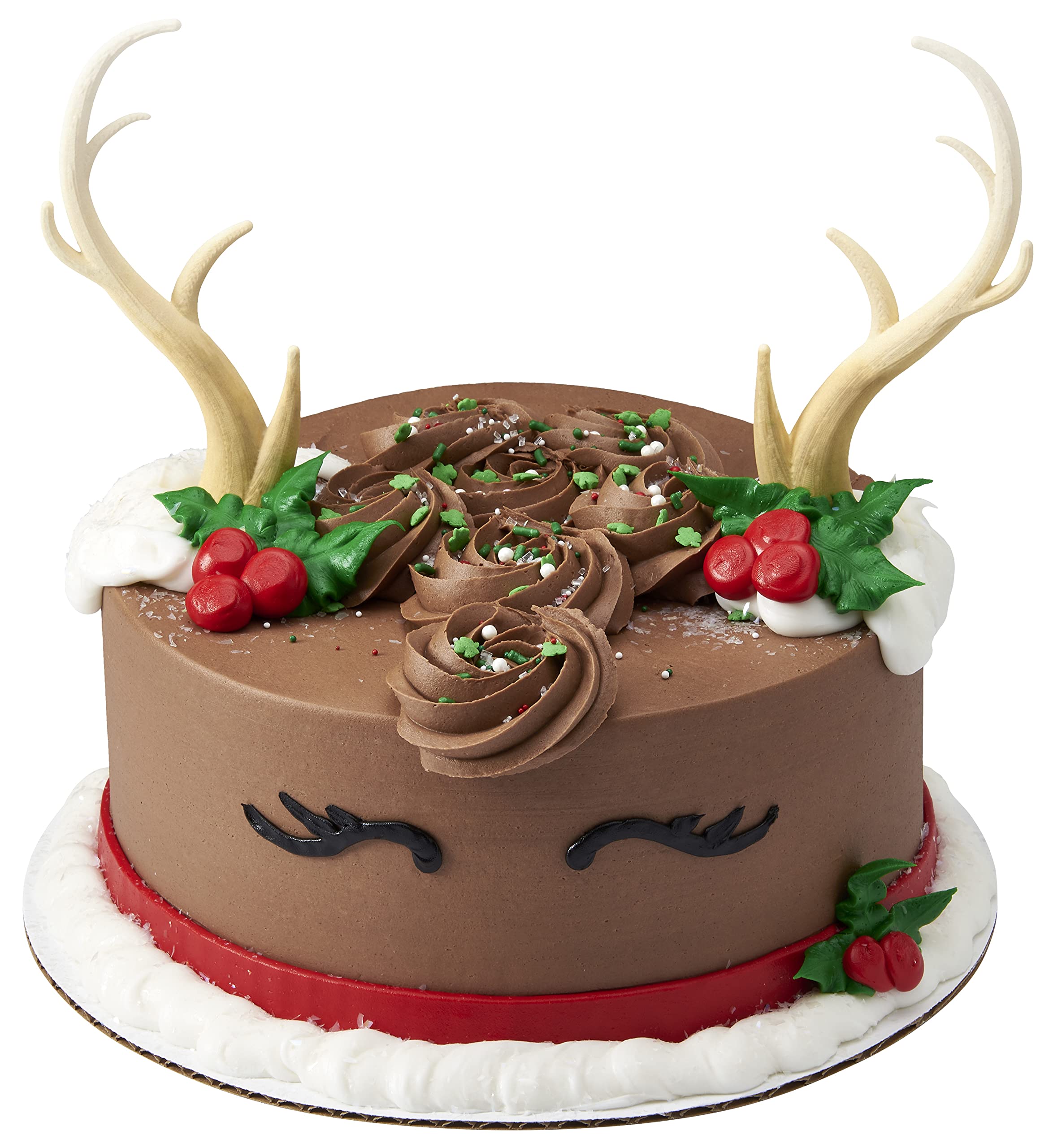 DecoSet® ANTLERS CREATIONS Cake Topper for Birthdays and Parties, DecoPac Cake Decorating 2-Pc Decorations Set