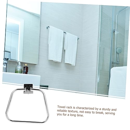 Towel Rack Towel Rack Bathroom Hand Towel Holder Hand Towel Holder for Bathroom Towel Organizer Towel Rod Kitchen Towel Holder Paint Hanger Lanyard Towel Ring Stainless Steel