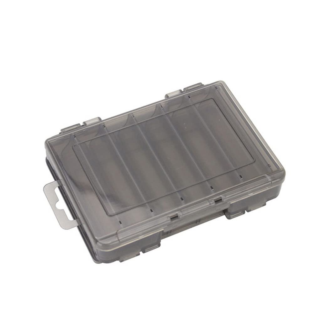 Fishing Box Compartments Fishing Accessories Lure Hook Boxes Storage Double Sided High Strength Fishing Tackle Box (S)