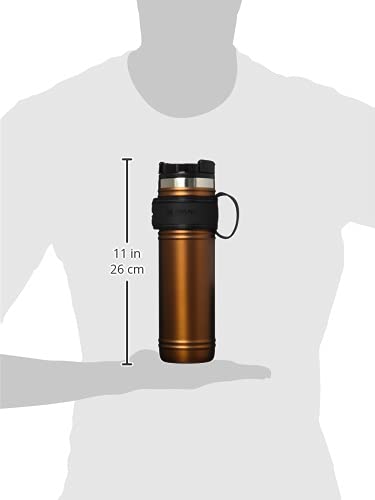 Stanley The Quadvac NeverLeakMug, 1 Count (Pack of 1), Maple