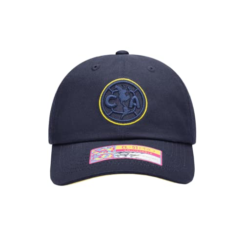 Fan Ink Club America 'Eclipse Classic' Limited Edition Adjustable Classic Style Hat/Cap Navy Blue
