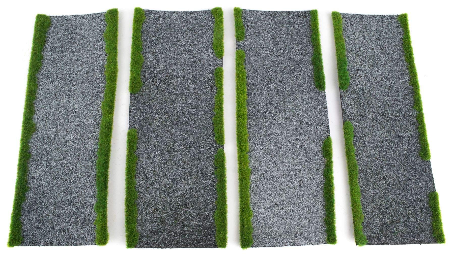 War World Gaming Road Junction, Straight & Curved Sections Full Set of 10 β 28mm Wargaming Scenery Terrain Model Diorama
