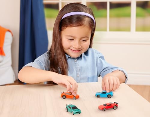 Driven by Battat – Turbocharge Pullback Vehicles – Toy Set with 4 Cars – Race Car Toys and Playsets for Kids – Toy Pull-Back Cars – 3 Years + – Turbocharge - Stock Cars (4 Pack)