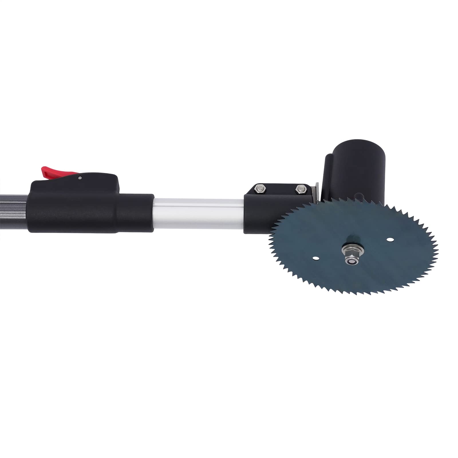 Cordless Electric Pole Saw, 40W Lightweight Hedge Trimmer, 12000 rpm, Adjustable Pole, Suitable Branch Diameter Within 5mm/0.98inch, Orange