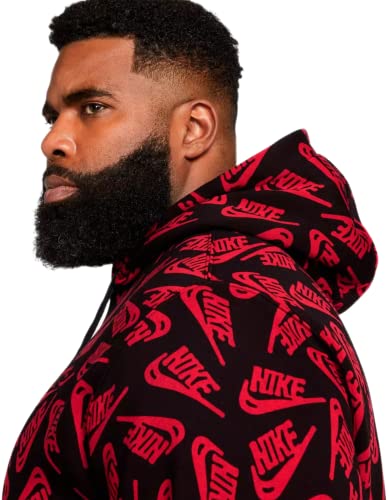 Nike Hoodie's (as1, alpha, s, regular, regular, Black/Red (DV8152-657))