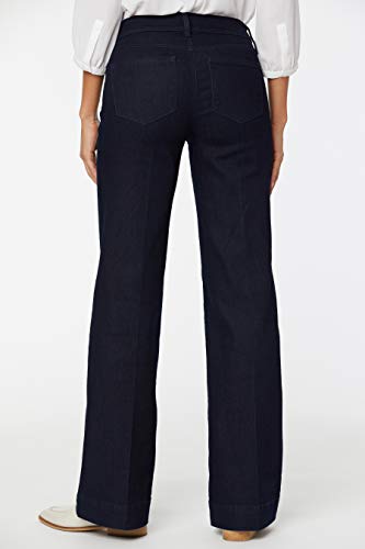 NYDJ Women's Misses Teresa Trouser Jeans-Premium Denim, Dark Enzyme, 8
