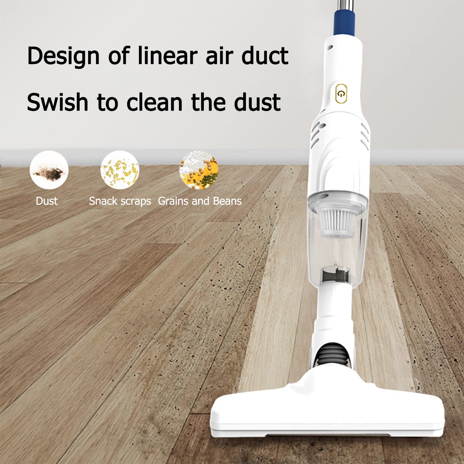 Cordless Vacuum Cleaner, 60w 4.8kpa Lightweight Stick Vacuum Cleaner with 1200mah Battery Capacity, Advanced Filtration System, Advanced Portable Vacuum for Home, Office #