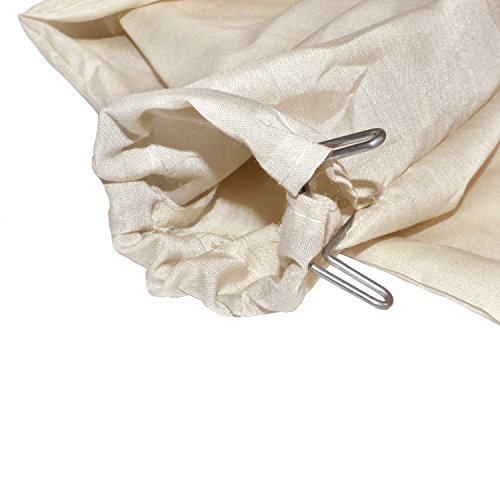 HQRP Dust Collector Bag compatible with DeWalt DW745, DW744, DW744X, DWE7491RS, DWE7480, 745, 744, 744x, 7480, 7491 10-inch Tablesaws Planers, 2.5" Dust Port