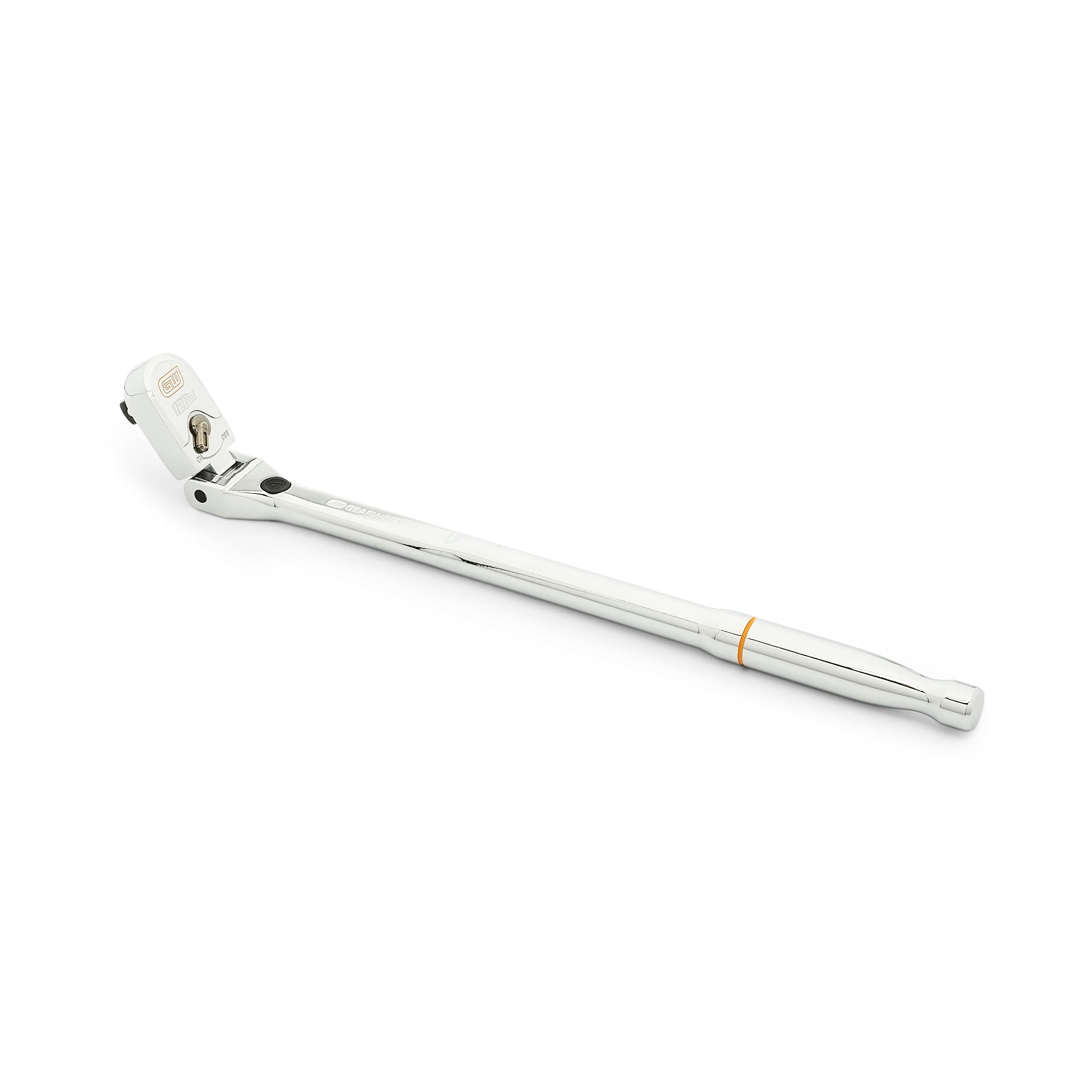 GEARWRENCH 3/8" Drive 120XP Locking Flex Head Ratchet with Full Polish Grip - 81297
