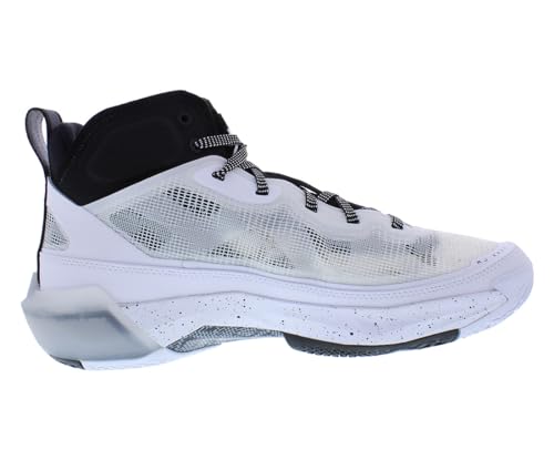 Nike Men's Air Jordan XXXVII Basketball Shoe (White/Citrus/Black, us_Footwear_Size_System, Adult, Men, Numeric, Medium, Numeric_9)