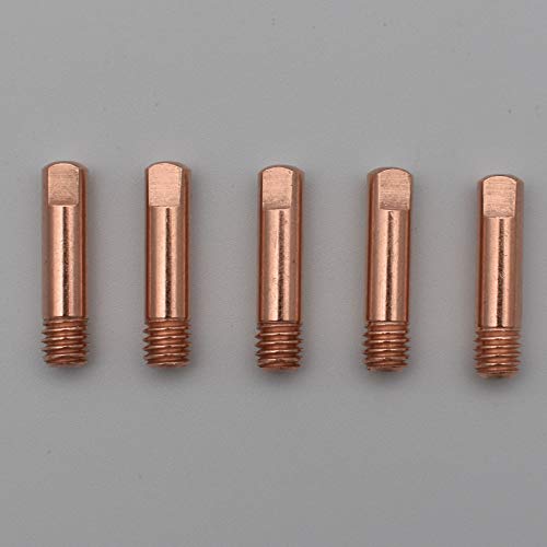GZTIGWELD 20pk Contact Tip .035'' & 0.9mm M6x25mm Copper Accessory for MB-15AK MIG/MAG Welding Torch