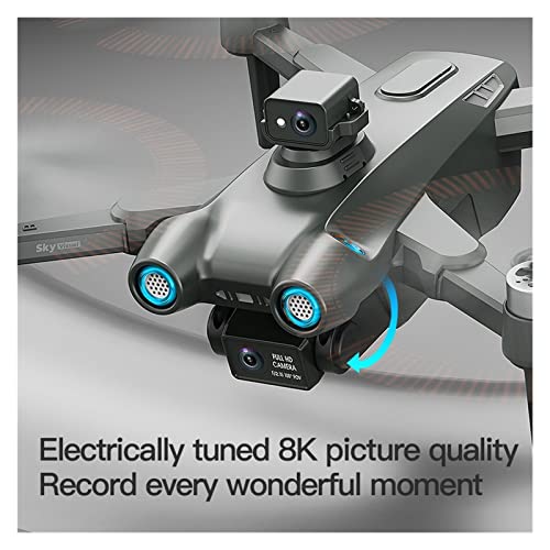 OZLIKA AE6 Drone 4K 8K HD Camera GPS 5G FPV Visual Obstacle Avoidance Professional Brushless Motor Quadcopter RC Dron Toys (Color : 8k 1b Avoidance B)