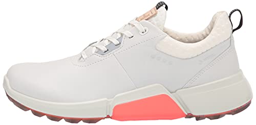 ECCO Women's Biom Hybrid 4 Gore-TEX Waterproof Golf Shoe, White, 9-9.5