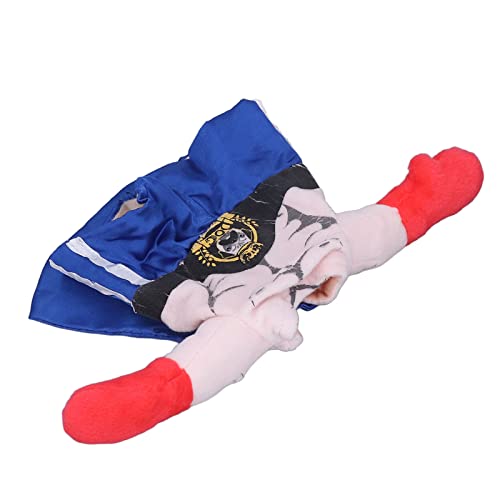 PENO Pet Halloween Costume, Stylish Dog Cosplay Clothes Boxing Clothes Exquisite Printing Cat Clothes for Parties