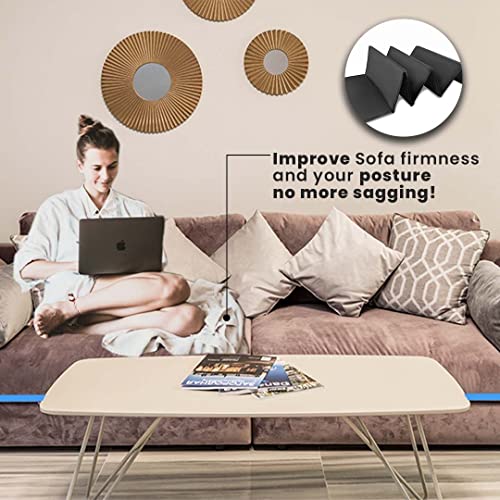 NRlinX™ Sofa Cushion Support Board Extra Long Dimension Prevent Sagging Sofa & Posture Support & Cushion Seat & Adjustable/Foldable Sofa Support Boards (67X20X0.3 in) Approved for Long Sofa