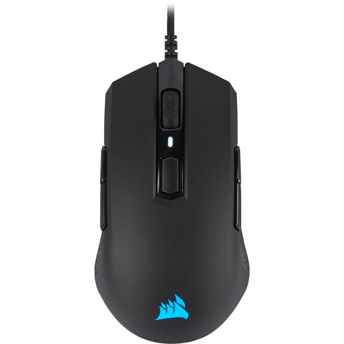 CORSAIR M55 RGB PRO Wired Ambidextrous Lightweight FPS Gaming Mouse – 12,400 DPI – 8 Programmable Buttons – iCUE Compatible – PC, Mac, PS5, PS4, Xbox – Black