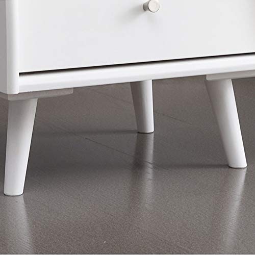 LHLLHL All Solid Wood Bedside Table Simple Nordic Style Bedroom Locker ,Mini Small Multifunctional Bedside Cabinet Simple