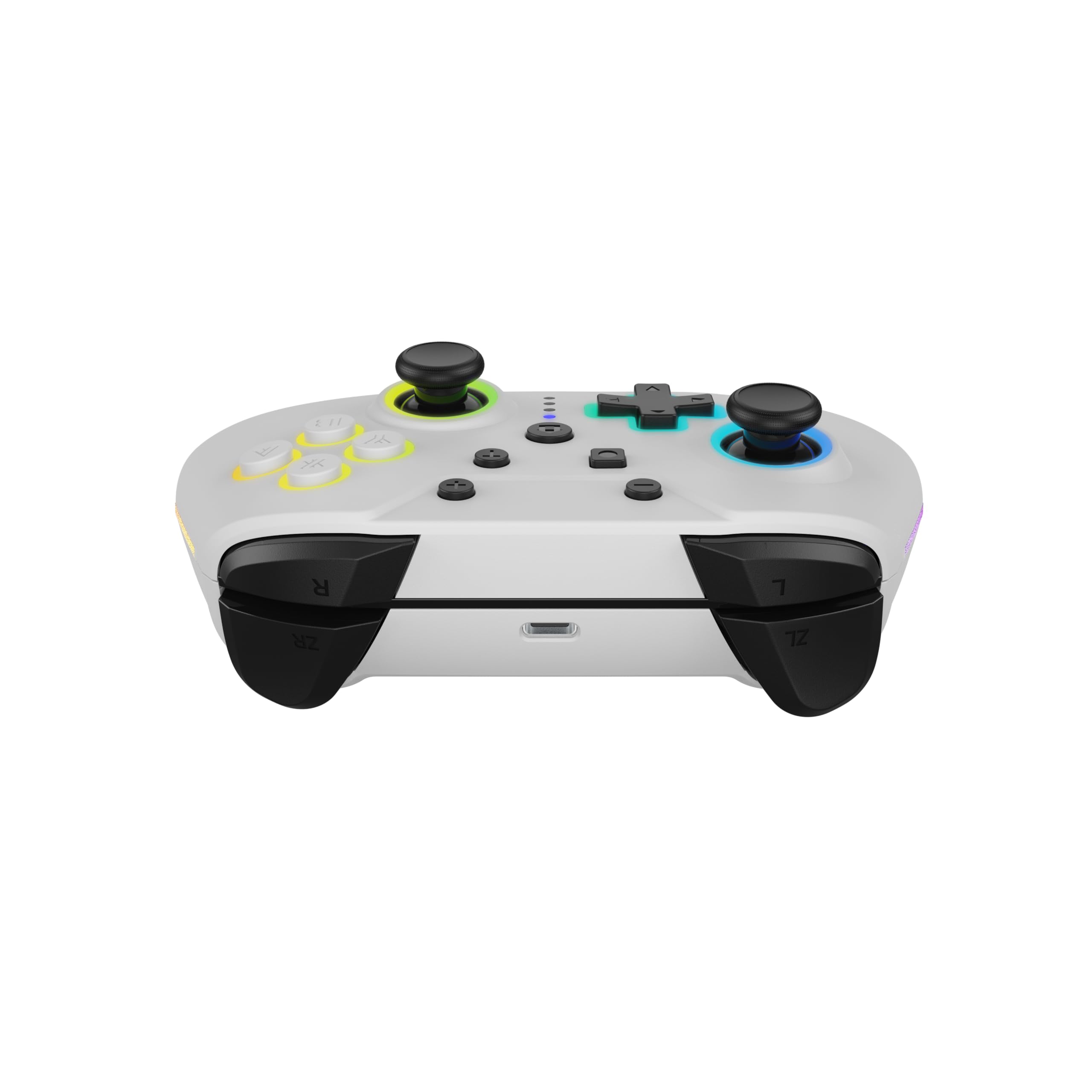 Hyperkin Armor3 NuRival Wireless Hall Effect Stick Game Controller For Nintendo Switch® OLED Model/Nintendo Switch® / Nintendo Switch Lite® (White)