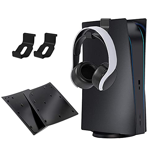 Faceplate Replacement Console Cover for P5 Disk Console DOBEWINGDELOU Anti Dust and Scratch Face Plate Shell for Disc Edition Hard ABS Shockproof Black