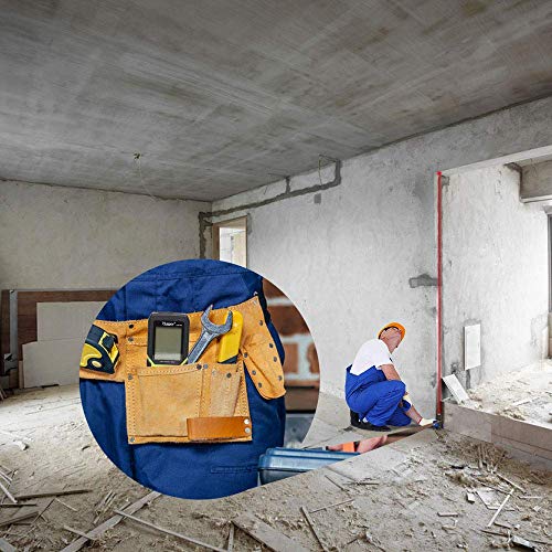 Huepar Laser Distance Meter 393Ft with Li-ion Battery & Electric Angle Sensor, Backlit LCD Laser Measure M/in/Ft with High Accuracy Multi-Measurement Modes, Pythagorean, Distance, Area&Volume-LM120A