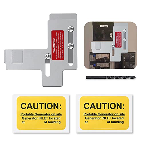 GenCap Generator Interlock Kit Compatible with Murray or Siemens 150 amp or 200 amp Panels, for Safe Usage of Portable Power During Outage