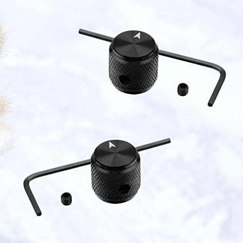 ERINGOGO Accessories 4 Sets Volume Electric Guitar Control Knobs Guitar Radio Diy Knobs Electric Guitar Volume Knob Control Knob Brass Guitar Accessories