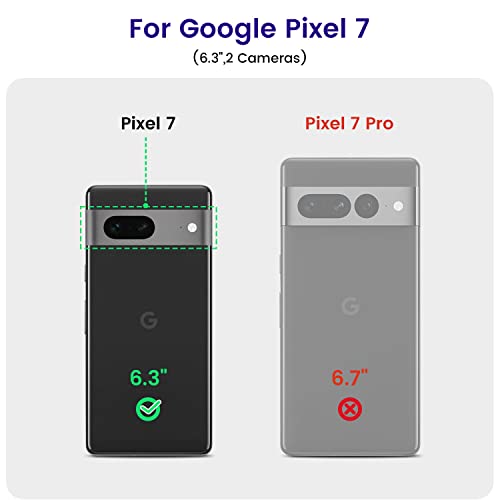 OTOFLY Designed for Pixel 7 Case, Silicone Shockproof Slim Thin Phone Case for Google Pixel 7 6.3 inch (Pine Green)