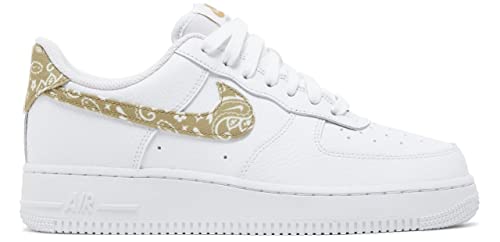 Nike Womens WMNS Air Force 1 '07 ESS DJ9942 101 Barley Paisley - Size 11W