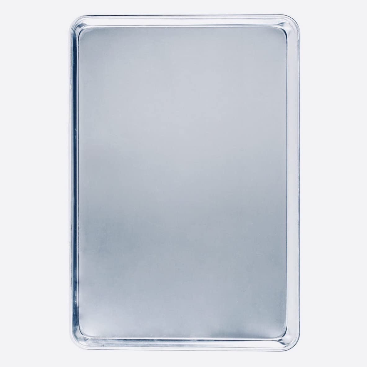 Full Size 18 Gauge Sheet Baking Pan, Wire in Rim Aluminum Bun Pan, Professional, Commercial, and Industrial Grade Pan by Tezzorio