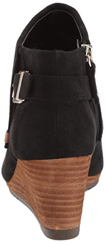 Dr. Scholl's Shoes womens Create Ankle Boot, Black Microfiber, 8.5 US