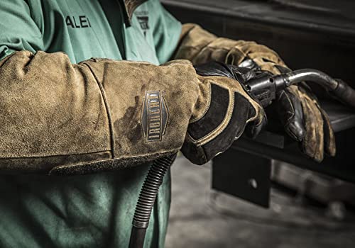 IRONCAT 9070LHO Goat and Cow Stick Welding Glove -Medium, Pre-Curved Fingers, Kevlar Thread, Climax Aerogel Insulation , Tan