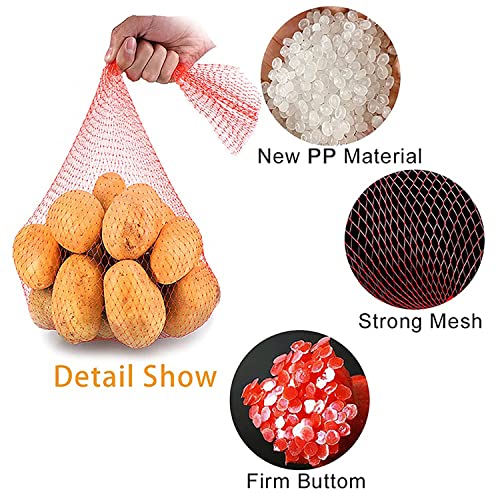 ZLY 100 PCS Seafood Boiling Bags,Reusable 13inch Stretchable Nylon Mesh Bag,Crawfish Shellfish Clam Boil BagsPlastic Mesh for Storage of Fruit,Vegetable,Cooking Crawfish Crab