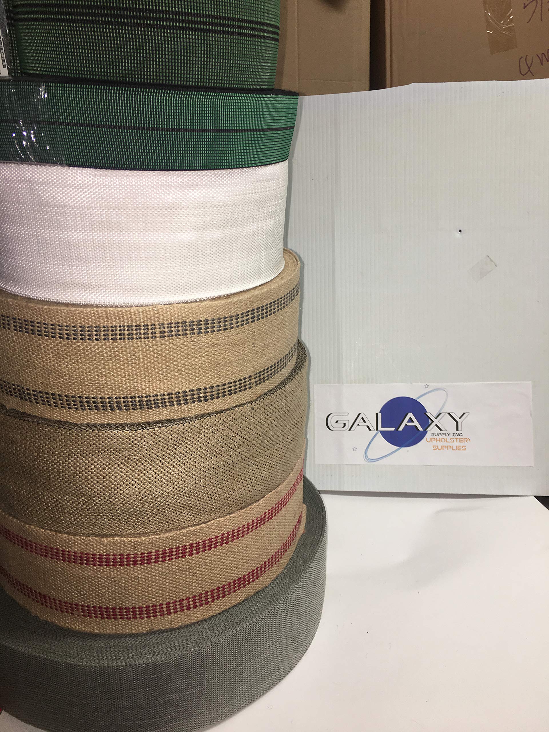 Galaxy Sofa Elastic Webbing Stretch Latex Band Furniture Repair DIY Upholstery Modification Elasbelt Chair Couch Material Replacement 2-3/4"X 10 Yards,# 370A (Provide for Sitting)
