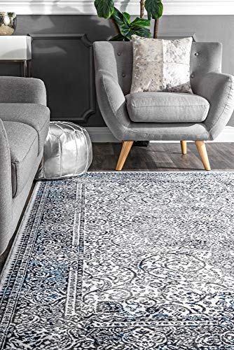 nuLOOM Transitional Persian Delores Area Rug, 4x6, Blue