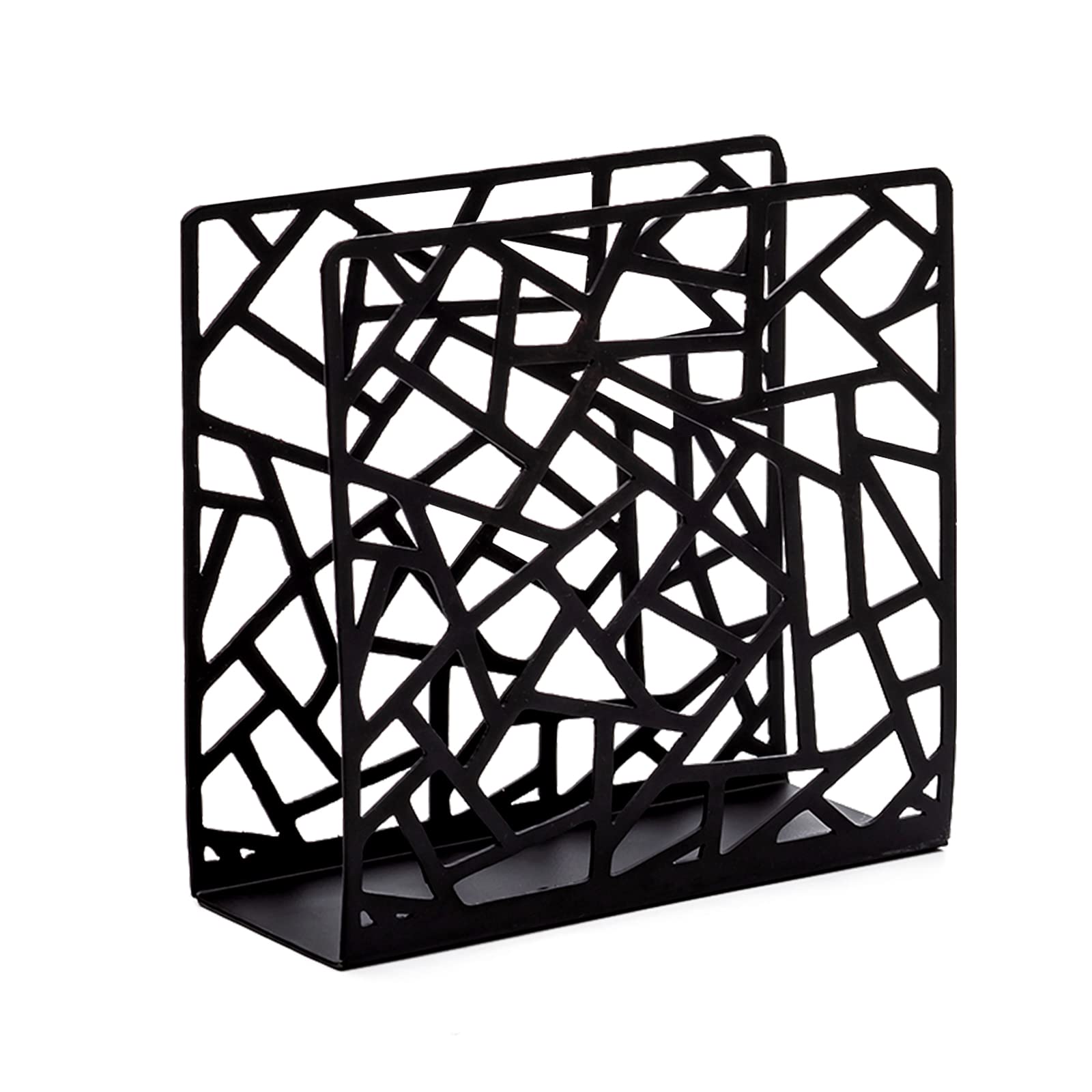 Farmhouse Black Napkin Holder for Table Decor, Modern Metal Paper Napkin Holders for Your Home Kitchen Bathroom Dinning Table
