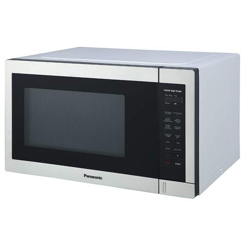 Panasonic NN-SB658S 1.3 Cu Ft 1100W Cooking Power Smart Touch Controls Turbo Defrost Countertop Microwave Oven (Renewed)