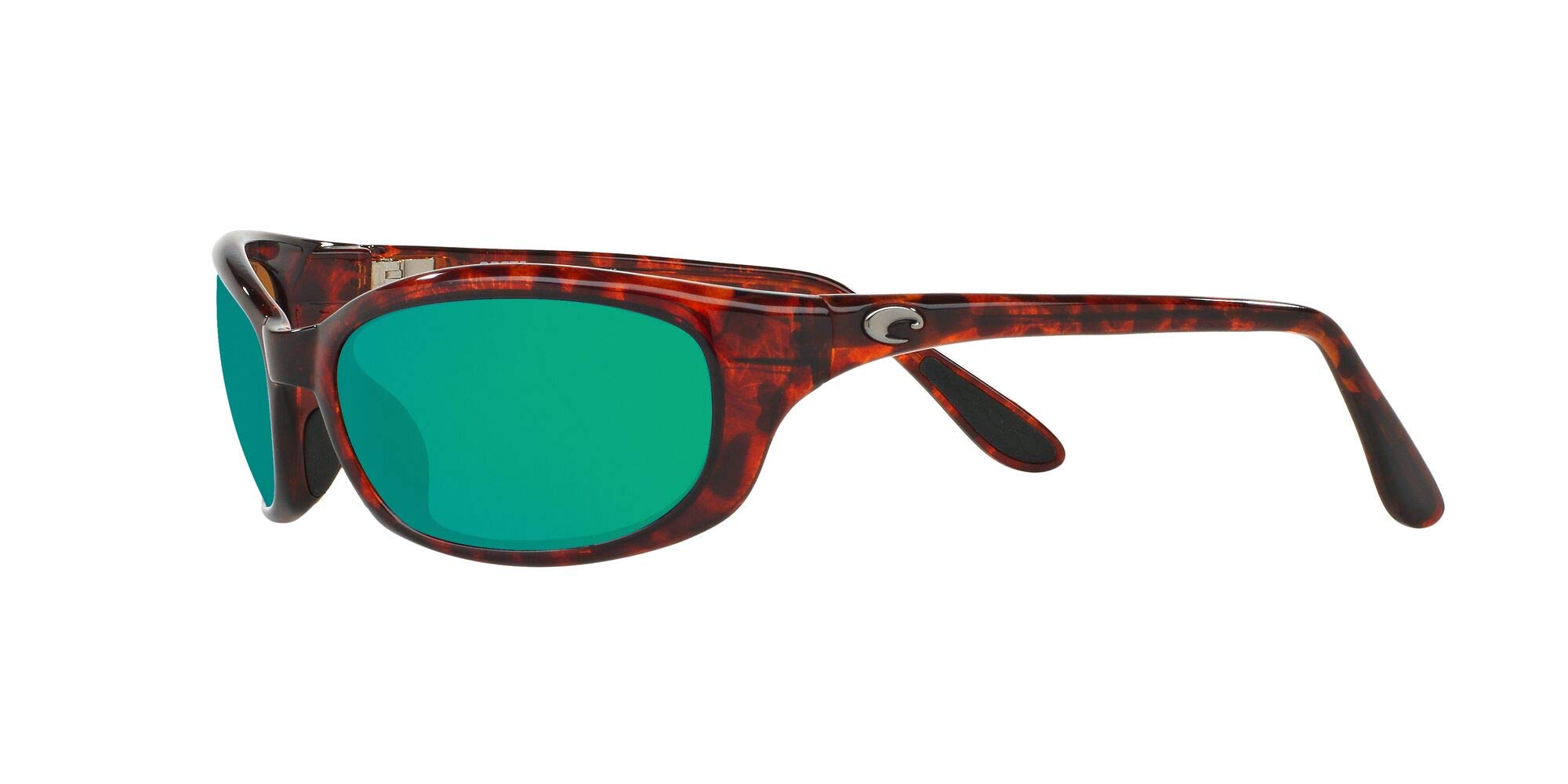 Costa Del Mar Mens Harpoon Oval Sunglasses, Tortoise/Copper Green Mirrored Polarized-580P, 62 mm