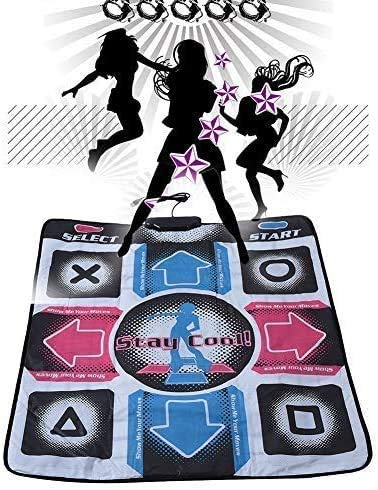 Esenlong USB Dance Mat, Non Slip Dance Gaming Mat Dancing Step Dance Mat Pad Children Adult Wear Resistant Dance Mat Compatible for PC Laptop Support Windows98/ 2000/ XP/ 2008/ vista/ win7 etc