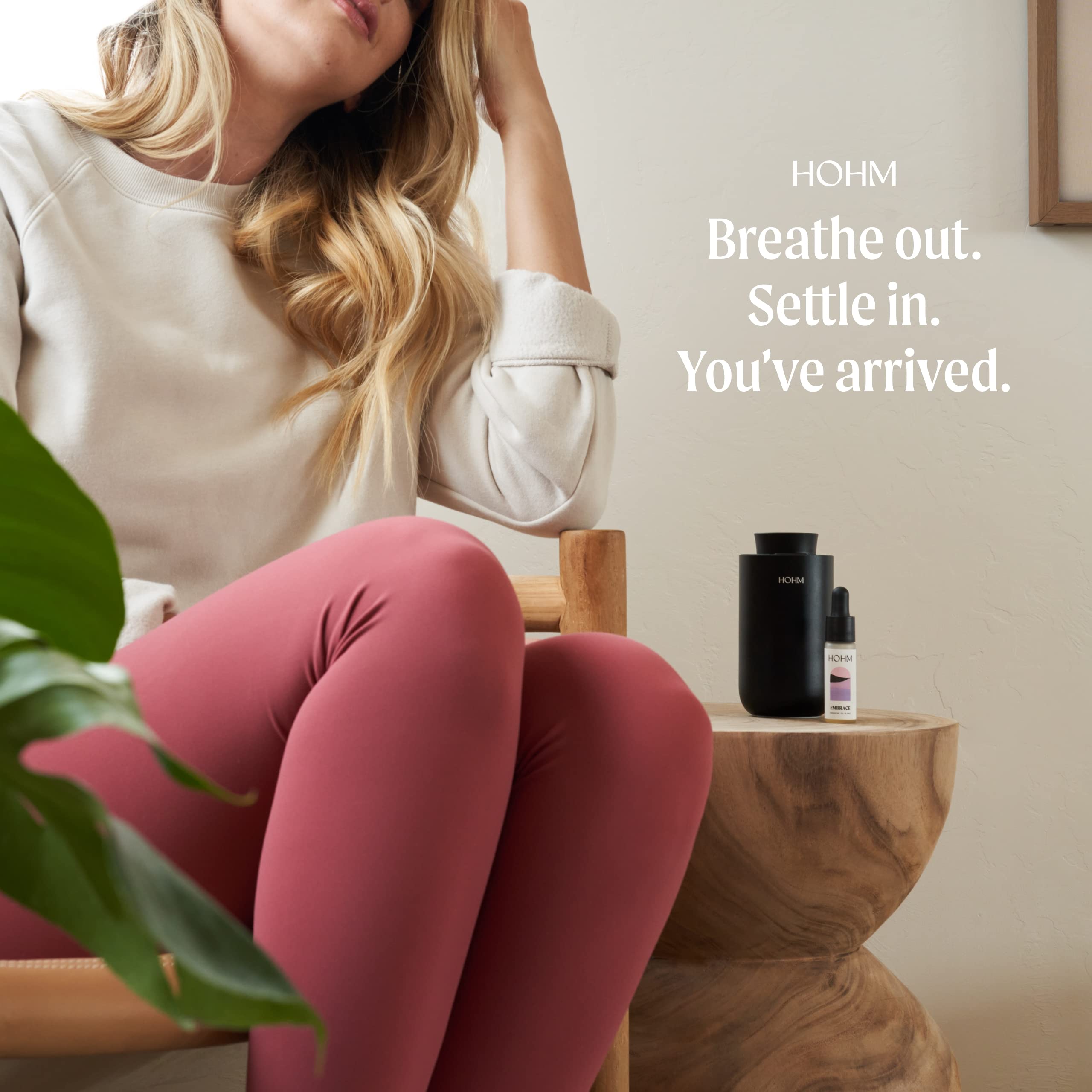 Hohm Vessel Diffuser - Portable Essential Oil Atomizer Diffuser for Essential Oils - Waterless Essential Oil Diffuser - Adjustable Scenting, Chargeable & 450 SQ-FT Coverage - Black