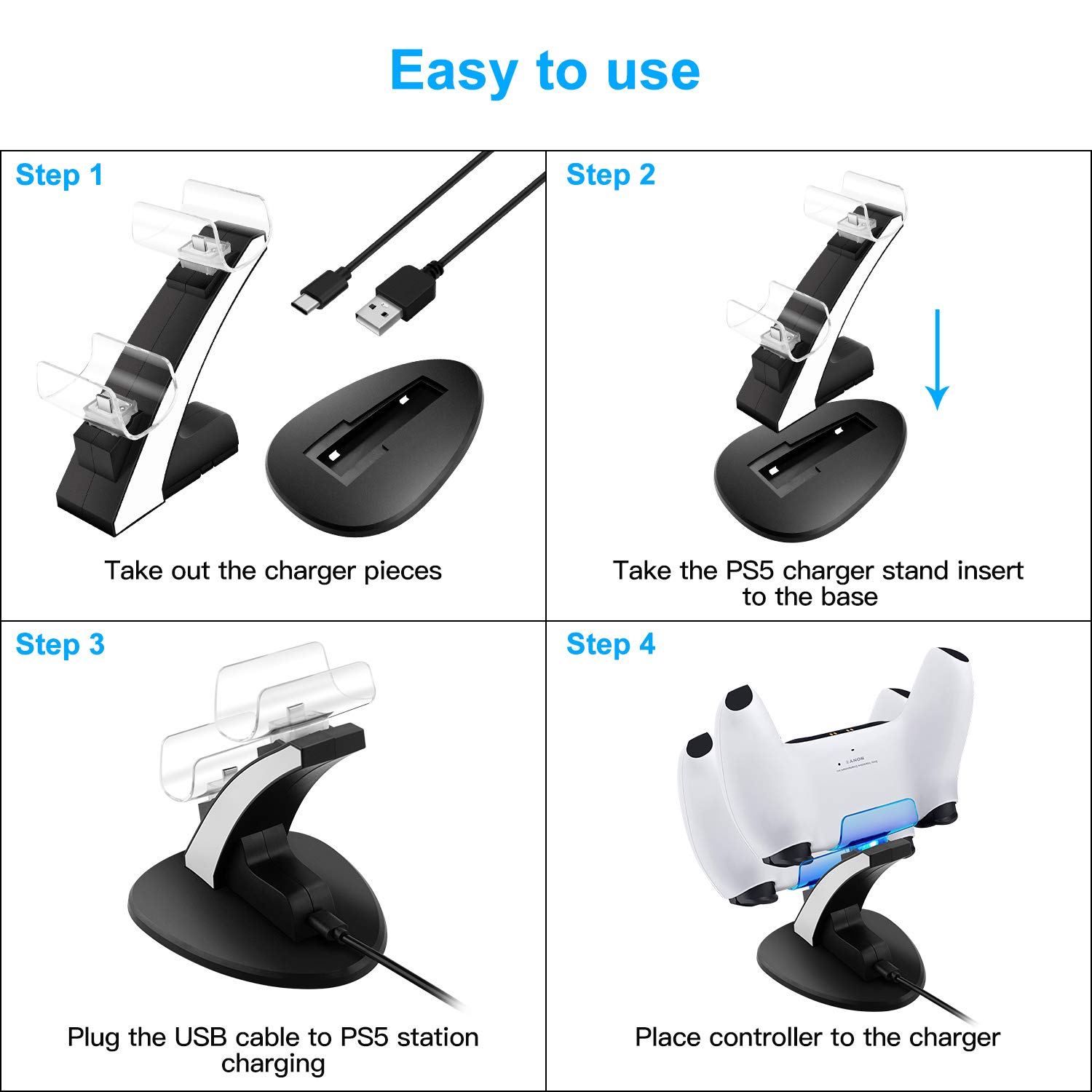 Dual Charge for PS5 Controller