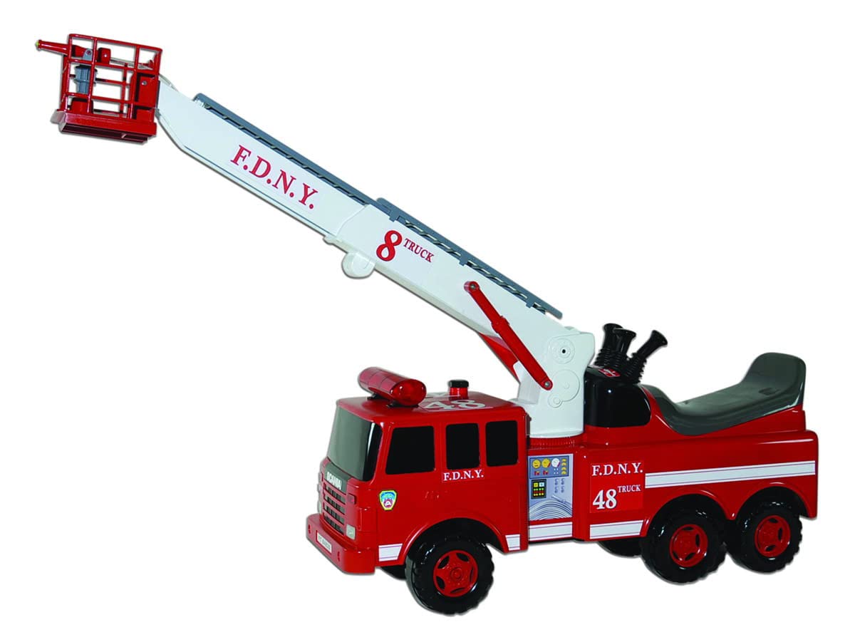 SKYTEAM Action Fire Engine Ride-On, Large