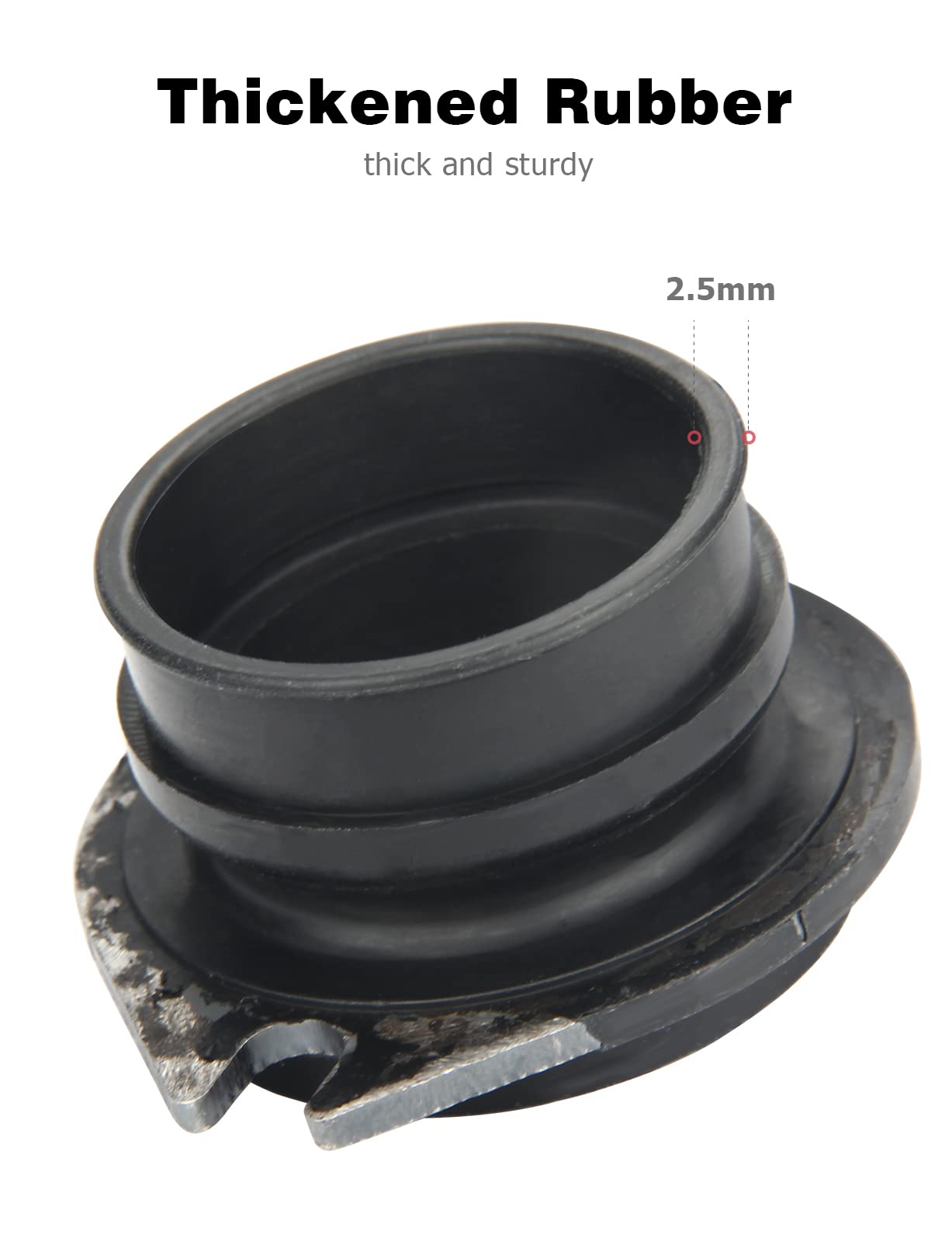Garbage Disposal Parts for Insinkerator, 75499 Flex Coupler Replacement Parts Compatible with Insinkerator Anti-Vibration Tailpipe Replaces Part Number 74085