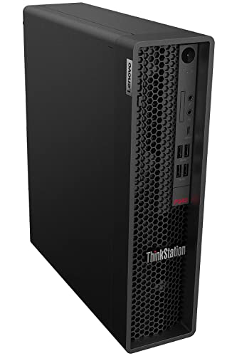 Lenovo ThinkStation P340 SFF Home & Business Desktop (Intel i7-10700 8-Core, 128GB RAM, 2TB PCIe SSD, Intel UHD 630, USB 3.2, Display Port, SD Card, Black, Win 10 Pro) Refurbished (Renewed)