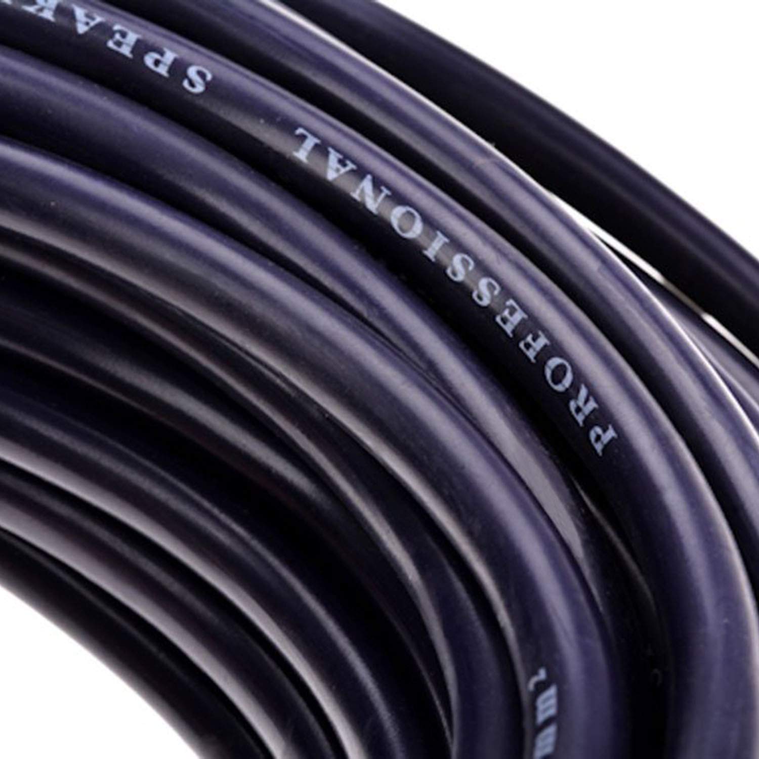 Yuyaokk 2Pack 100 ft Male Speakon to Speakon Cables, Professional 12 Guage AWG Audio Cord DJ Speaker Cable Wire with Twist Lock - 2 Conductor.