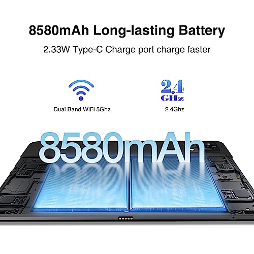 DOOGEE T30 Pro 2.5K Screen 11 Inch Android 13 Tablet Helio G99 CPU 2.2Ghz, 15GB RAM + 256GB ROM, 33W PD Charge 8580mAh Battery, WiFi 4G/5G&BT 5.2, TUV & Hi-Res Certification Android Tablet