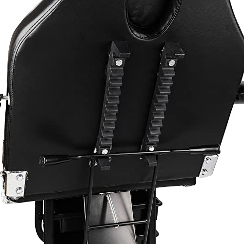 KECKS Tattoo Chair for Client, 70" Adjustable Beauty Salon SPA Massage Tattoo Bed Equipment, Black
