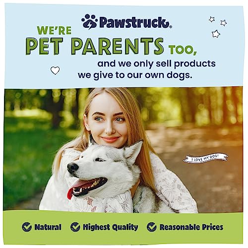 Pawstruck All Natural 11-12" Roasted Collagen Sticks for Dogs - Low Odor & Long Lasting Alternative to Bully Sticks and Rawhide Chews - Grain Free, Single Ingredient & Vet Approved - 5 Pack
