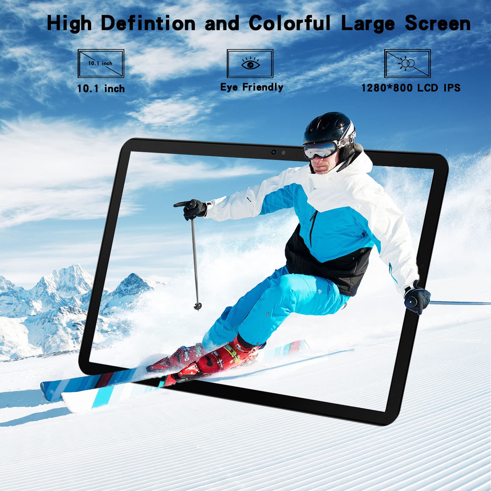 DUODUOGO S8+ Tablet Computer, 128GB, Black