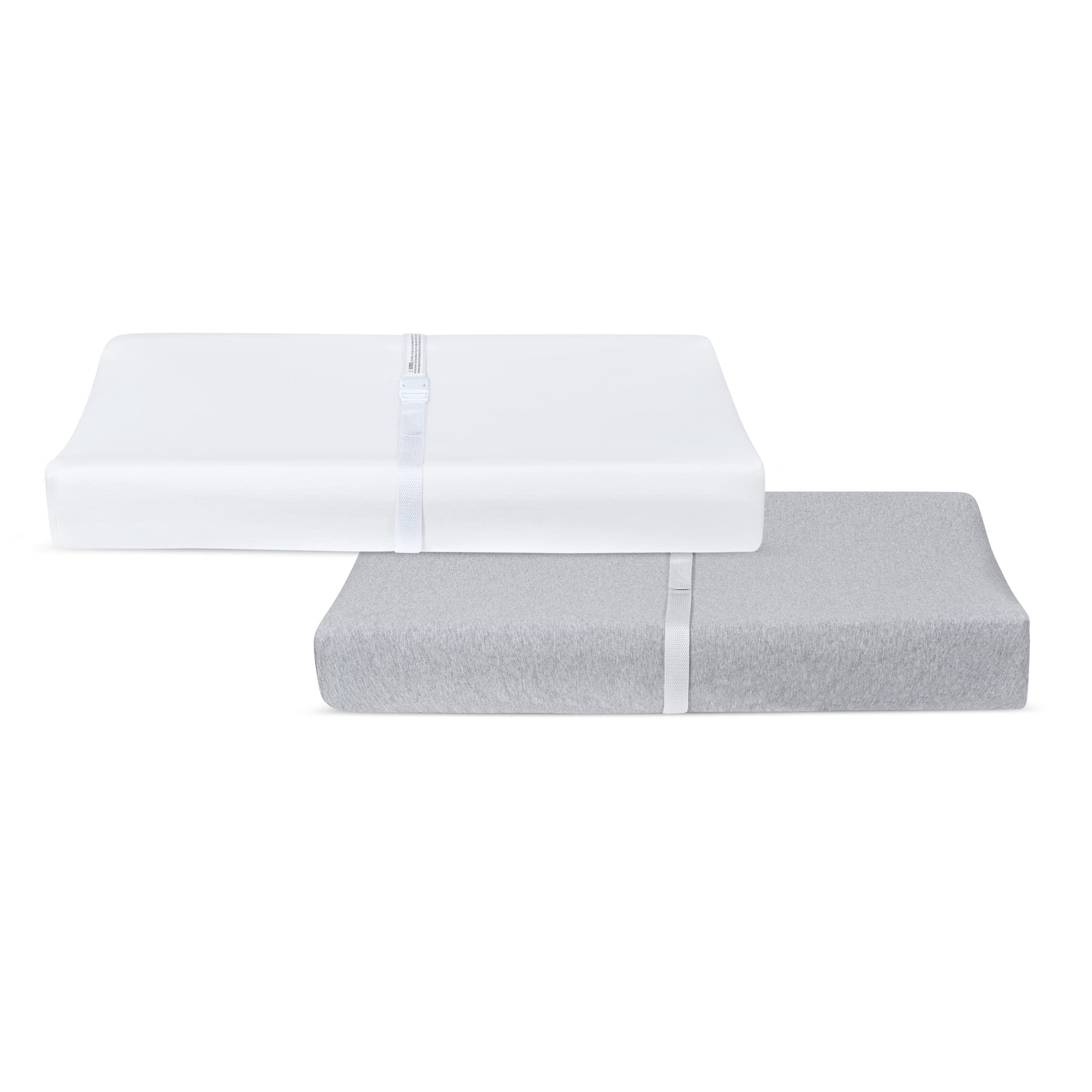 Small Changing Pads Covers for Convertible Crib & Changing Combo - 2 Pack | Fits 28" - 30" | Universal Fit | 100% Cotton | Fits LA Contour, LA Cocoon Style, IKEA Vadra, Others