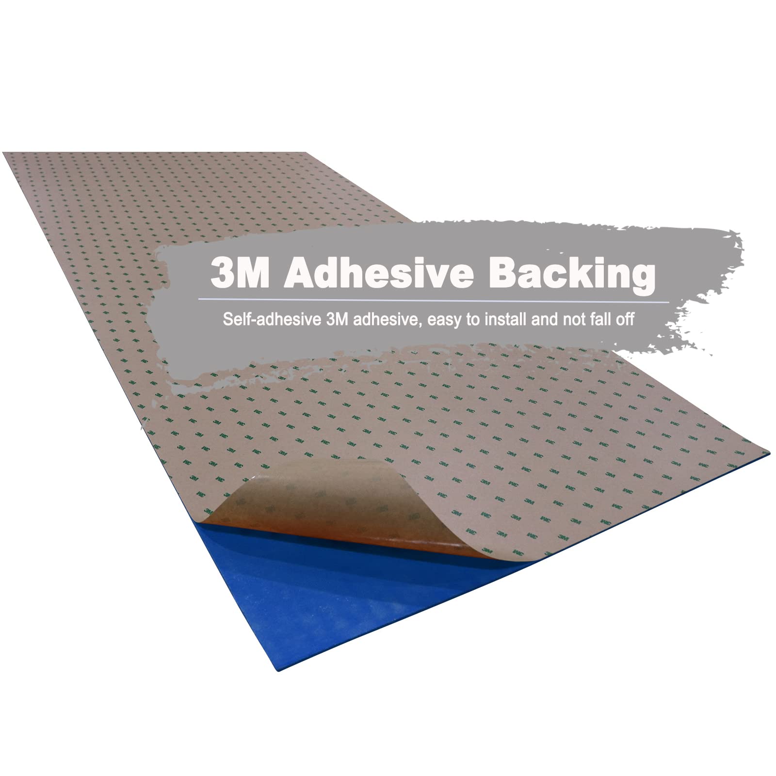 DIY Universal Non-Slip Traction Pad with 3M Adhesive - 47.2in x21.6in Soft EVA Foam Decking Sheet for Surfboard Skid Pad, Boat, SUP Paddle Board, Kayak Seat, Golf Cart, RV Flooring, Steps